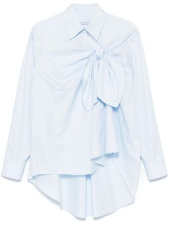Viktor & Rolf chemise à détail noué - Bleu