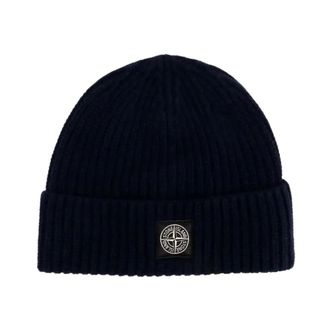 Stone Island Beanies - Homme - Accessoires - Bleu - Taille: ONE Size
