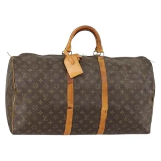 Louis Vuitton Sac Week-end en toile Pre-owned - Femme - Pre-owned - Brun - Taille: ONE Size