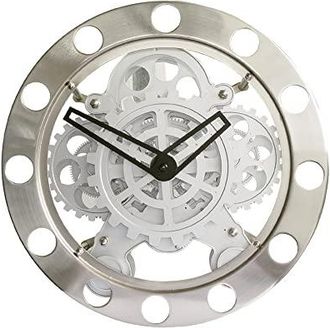 Majestic 109271_SL Wanduhr, Aluminium, Silber