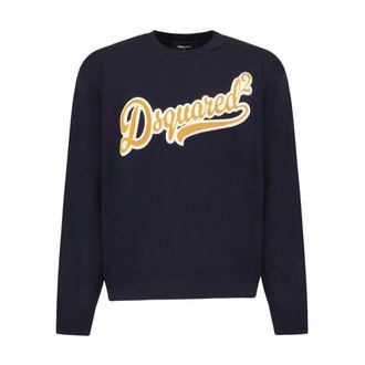 Dsquared2 Herren, Sweatshirts & Hoodies, Blau, XLGr&ouml;&szlig;e