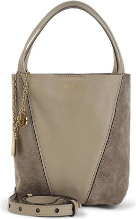 Chlo&eacute; Femme, Sacs, Brun, Taille: ONE Size Small Spin Tote