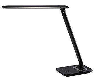 Aluminor BOB N LAMPE DE BUREAU LED, M&eacute;tal, ABS, Int&eacute;gr&eacute;, 7 W, NOIR