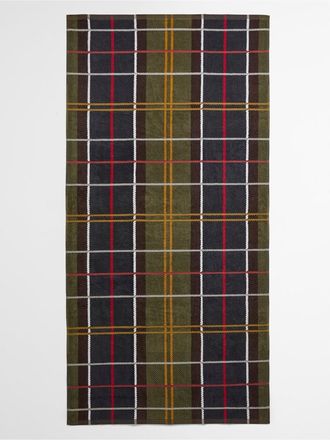 Barbour Handtuch aus Baumwolle mit Tartan-Muster in