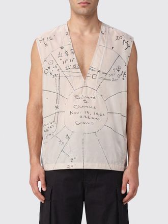 Rick Owens Tanktop mit tiefem V-Ausschnitt und Logodruck aus Viskosemischung