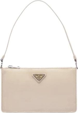 Prada Sac bandouli&egrave;re doccasion - Femme - Pre-owned - Beige - Taille: ONE Size