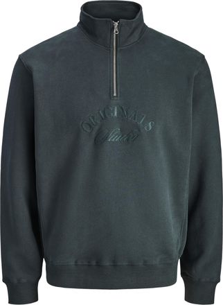 Jack & Jones Jorbleecker Branding Sweat High N Bf Pls - Plus Size