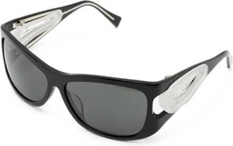 Yvmin 26623TSP00NN Rectangle Frame Sunglasses - Black