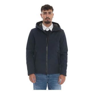 Woolrich Pacific Softshell Jacke mit Kapuze - - Jackets - Herren - Blau - 2XL