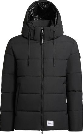 Khujo Herren warme Winter Steppjacke mit innenliegenden Rucksackträgern und Abnehmbarer Kapuze Loga2-YM Obrage Grey Gr. XXL