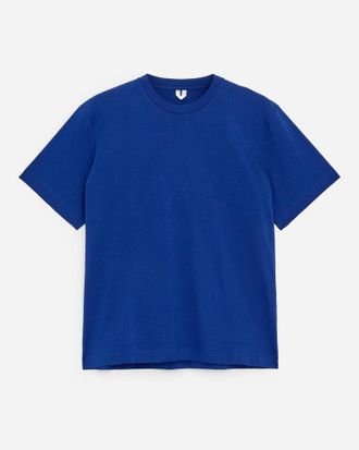 Arket Lockeres T-Shirt 220 GSM -Blau