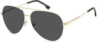 Victoria Beckham Lunettes de soleil aviateur - Femme - Accessoires - Jaune - Taille: 62 MM