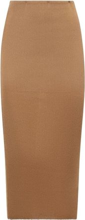 Alberta Ferretti Femme, Jupes, Beige, Taille: 40 FR Jupe Midi