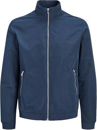 Jack & Jones Homme Jjerush Harrington Bomber Blouson Aviateur, Bleu Marine Vif, XXL EU