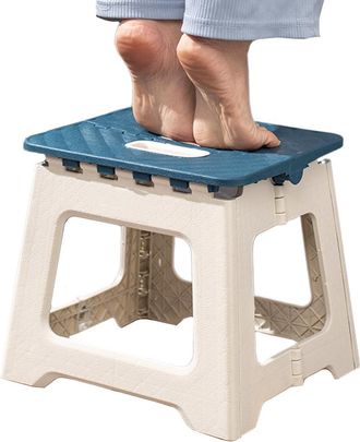 Generic Pufei Campinghocker, Rutschfester Angelhocker f&uuml;r K&uuml;che, Badezimmer, Schlafzimmer (grau)