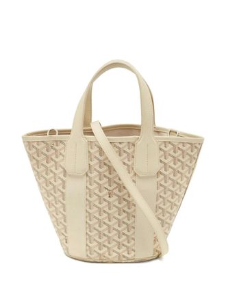 Goyard sac cabas Belharra PM - Tons neutres