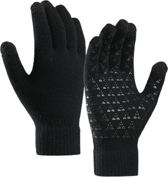 Generic Warme Winterhandschuhe, Touchscreen-Strickhandschuhe, rutschfest, thermisch, winddicht, Fahren, Laufen, Radfahren, Handschuhe f&uuml;r M&auml;nner und Frauen