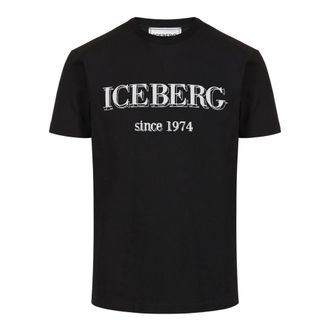 Iceberg Homme, Tops, Noir, Taille: S T-Shirt Oversize