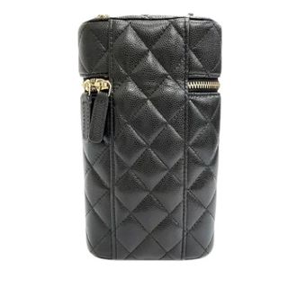 Chanel Pre-owned Quilted Caviar Leather Crossbody - - Pre-owned - Damen - Schwarzk - ONE SIZE