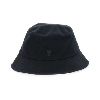 Ami Homme, Accessoires, Noir, Taille: 60 CM De Coeur Bucket Hat