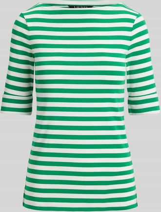 Lauren Ralph Lauren Slim Fit T-Shirt aus Baumwoll-Mix