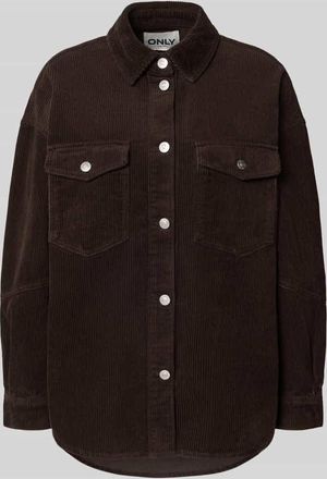 Only Loose Fit Hemdjacke aus reiner Baumwolle Modell TIGGY
