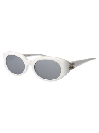 Alexander McQueen Womens Sunglasses Am0469s White-Silver White-White-Silver Injected White/white/silver