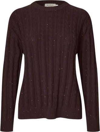 Masai Strickware - - Knitwear - Damen - Braun - M