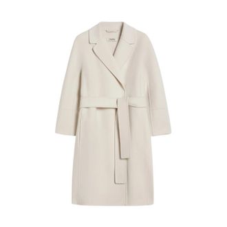 Max Mara Arona Kurzer Wollmantel - - Coats - Damen - Beige - XL