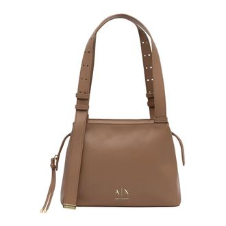 A|X Armani Exchange Sac Hobo - Femme - Sacs - Beige - Taille: ONE Size
