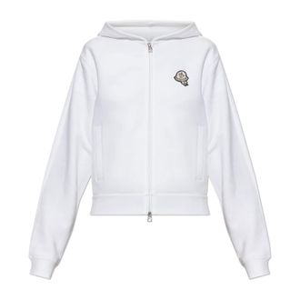 Moncler Kapuzenpullover - - Sweatshirts & Hoodies - Damen - Wei&szlig; - M