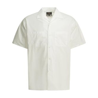 Beams Plus Hemdkragen Kurzarmhemd - - Shirts - Herren - Wei&szlig; - M