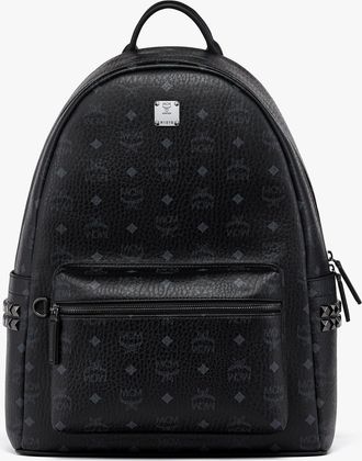 MCM Stark Rucksack in Visetos mit seitlichen Nieten