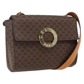 Celine Sac bandouli&egrave;re vintage Pre-owned - Femme - Pre-owned - Brun - Taille: ONE Size