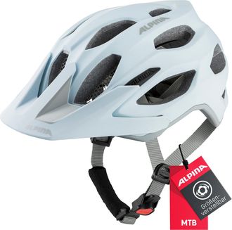 Alpina Alpina Carapax 2.0 - Leichter, Stabiler & Komfortabler Fahrradhelm Mit Fliegennetz & Antibakteriellen Polstern Für Erwachsene, Dove Blue-Grey matt, 57