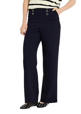 Grain de Malice Pantalon Large &agrave; Pont Femme
