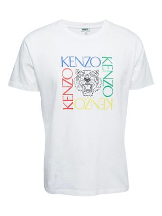 Kenzo t-shirt à logo Tiger - Blanc