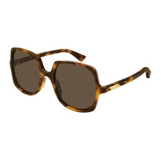 Bottega Veneta Lunettes de soleil papillon - Femme - Accessoires - Brun - Taille: 55 MM
