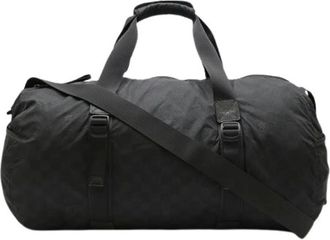 Louis Vuitton unisex, Pre-owned, Noir, Taille: ONE Size Sac Week-end en Nylon Pre-owned