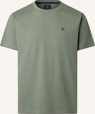 Hackett T-Shirt Ss Logo Tee gruen