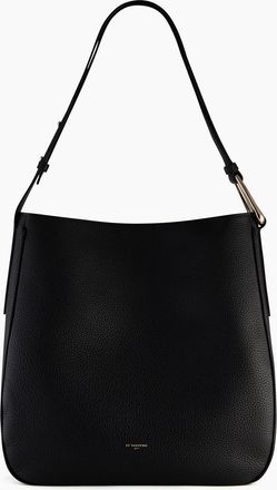 Le Tanneur Grand sac hobo Madeleine en cuir de taurillon grainé