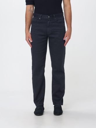 Ermenegildo Zegna Pantalon Homme couleur Bleu Marine