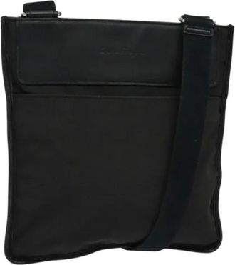 Ferragamo Pre-owned Nylon sacs-ports-paule - Femme - Pre-owned - Noir - Taille: ONE Size