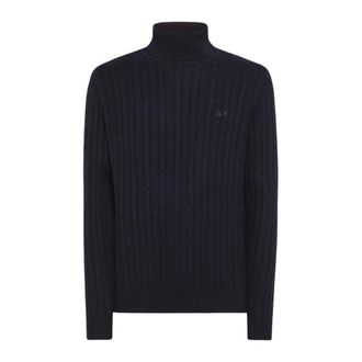 Sun 68 Rollkragen Strickware - - Knitwear - Herren - Blau - L