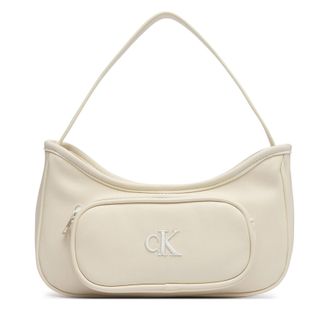 Calvin Klein Jeans Handtasche Calvin Klein Jeans Ck Shoulder Bag IU0IU00757 Beige