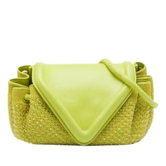 Bottega Veneta Sac mini en crochet Pre-owned - Femme - Pre-owned - Vert - Taille: ONE Size