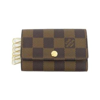 Louis Vuitton Pre-owned Damier Porte-cl&eacute;s - Femme - Pre-owned - Brun - Taille: ONE Size