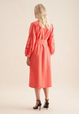 Seidensticker Sommerkleid Schwarze Rose 7/8 Rundhals Uni