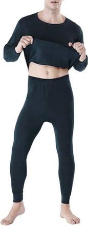 Generic Pyjama Homme Hiver Pyjama Polaire Homme Peignoir Couple Flanelle Extra Long et &Eacute;pais Grande Taille V&ecirc;tement de Nuit Assorti pour lHiver