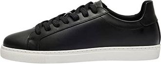 Selected SELETED HOMME Homme SLHEVAN New Leather Sneaker Noos O Basket, Black, 42 EU